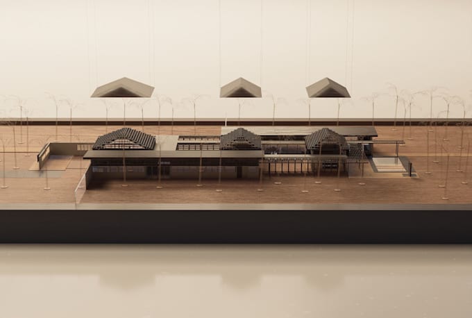 Render realistic physical architecture model and maquette by ...