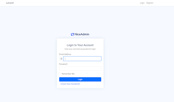 Converting An Html Template Into Laravel Project By Alip5186 Fiverr