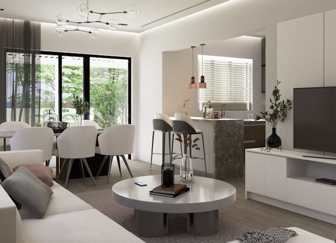 Do d5 rendering and interior exterior design by Ar_amir_rasheed | Fiverr