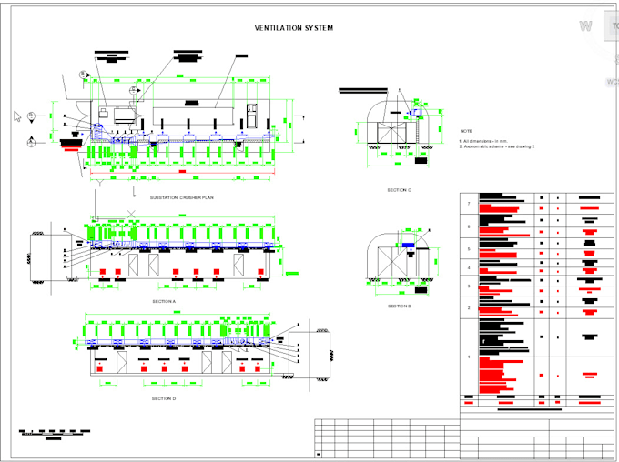 Produce 2d cad drawings plan views sections schematics autocad revit ...