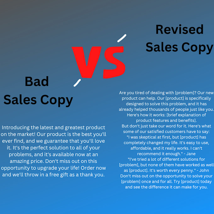 Create high converting proofreading sales copy emails, editing and blog ...