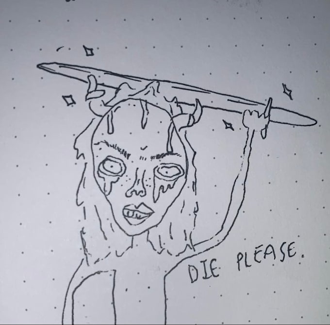 Draw a funky fine line drawing of you by Illustrangtions | Fiverr