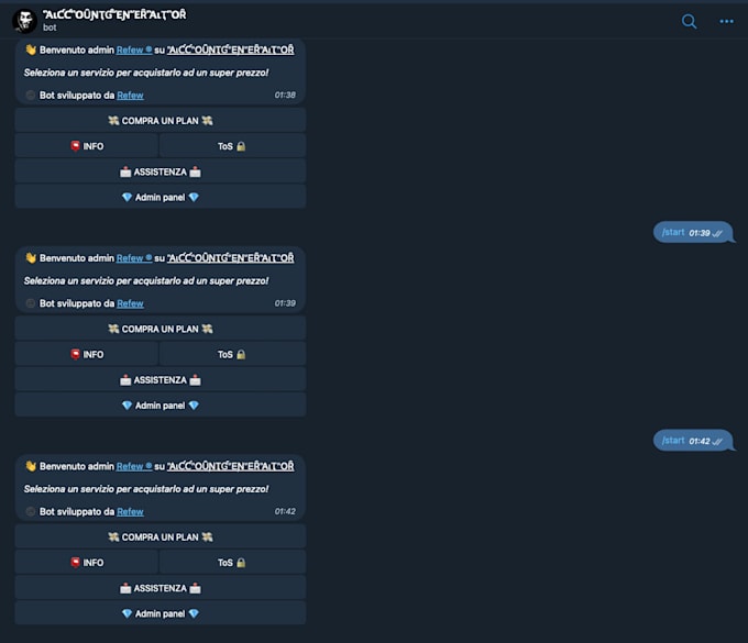 Whatever telegram bot that do you want by Refewdev | Fiverr