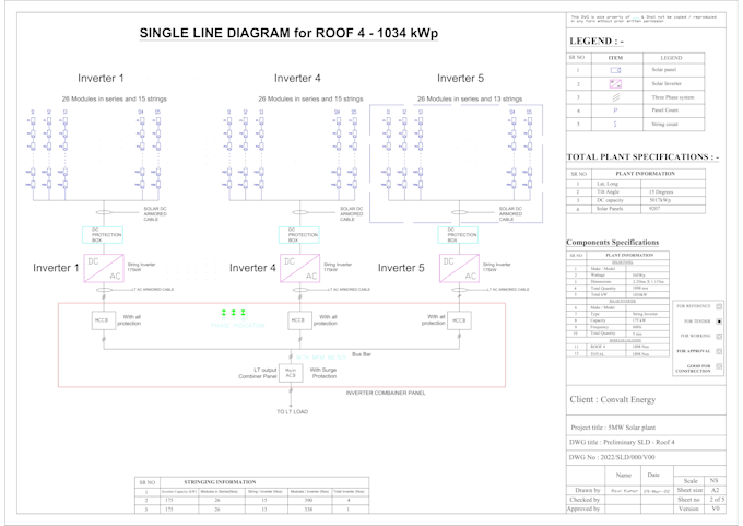 Do solar layout and sld design for solar power plants by Ravi0192 | Fiverr