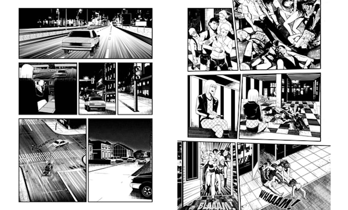 Draw comic or manga pages with explicit and dark story themes by ...