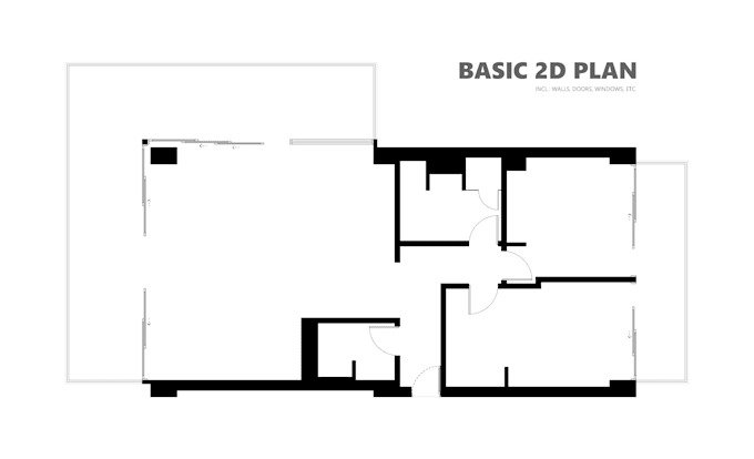 Create detailed 2d architectural floor plans by Chaotic_order | Fiverr