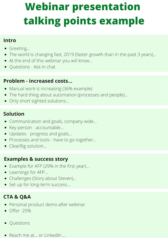 Craft a compelling and high converting webinar script by Abdellah_tiaki2 | Fiverr