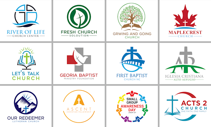 Design modern christian church, religious, ministry, and community logo ...