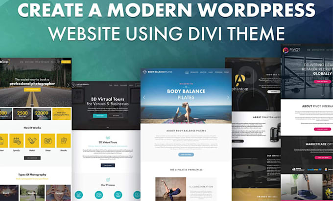 Create wordpress website to divi theme by Mostafizrahman6 | Fiverr