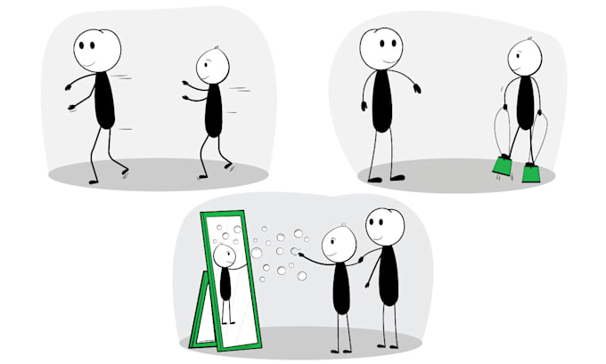 Create attractive stickman, stick figure doodle art by Abdesigns2 | Fiverr