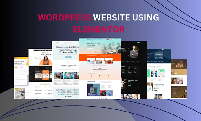 Design responsive wordpress website using elementor pro page builder by Mahbubul_mithu | Fiverr
