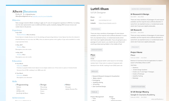 Create or rewrite resume ats friendly 4 hour by Hasanali200 | Fiverr