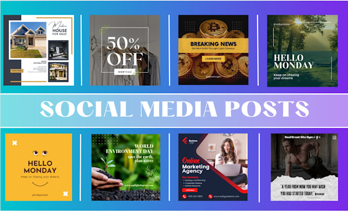 Design attractive relevant social media posts by Parthjoshi769 | Fiverr