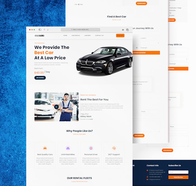 Create a responsive html landing page or squeeze page design by Tushar_rahaman | Fiverr
