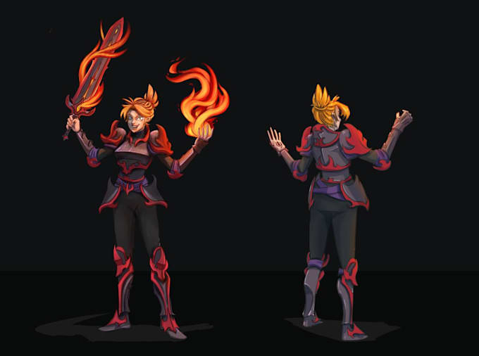 Semi stylized character design by Drtybot | Fiverr