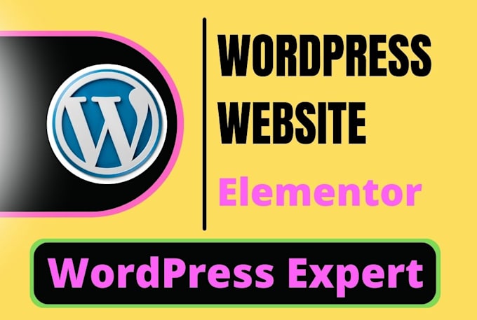Create modern responsive wordpress website using elementor by Anamulmamun_ | Fiverr