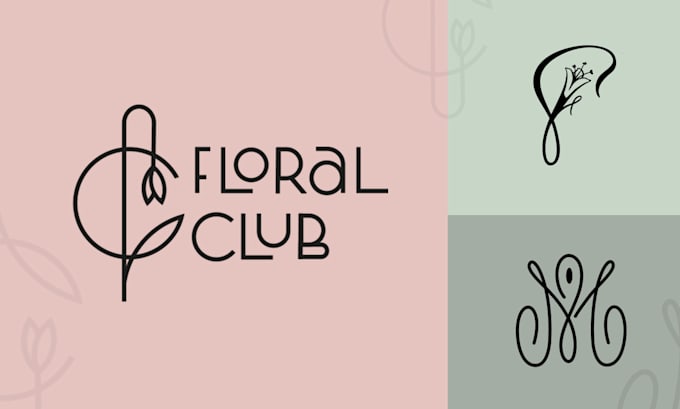 Logo in an elegant, feminine style by Halina_viahera | Fiverr
