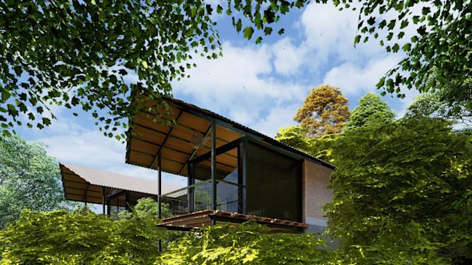 Do photorealistic architectural exterior interior rendering by Asiri_2022 | Fiverr