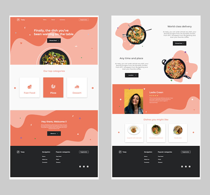 Create some intriguing and aesthetically pleasing website designs by ...