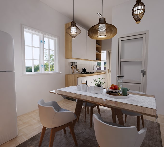 Do 3d architectural render using enscape or lumion by Megatawang287 | Fiverr