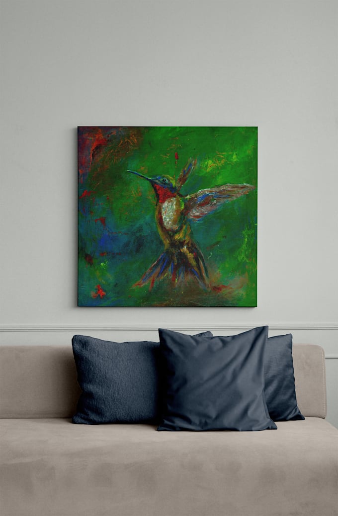 Create a professional painting with an abstract touch by Okeanida_ | Fiverr