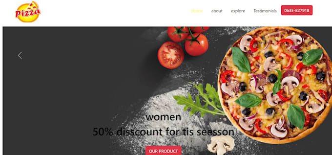 Do front end web development using html, css, bootstrap by Ashanawab ...