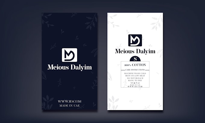 Design clothing tag, neck tag hangtag and hem tag full set by ...