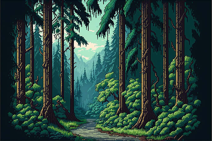 Do a static pixel background by Matiassandov669 | Fiverr