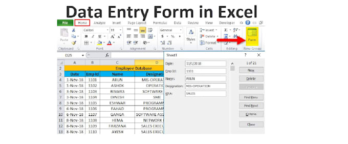 Do data entry in microsoft office excel, word,typing by Pratikpatil564 ...