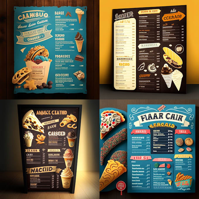 Do modern restaurant menu design by Menuspolis | Fiverr