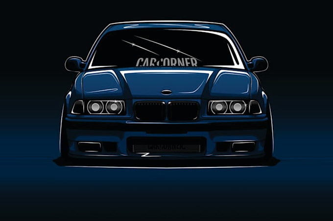 Carefully design your car cartoons by Revolv_453 | Fiverr