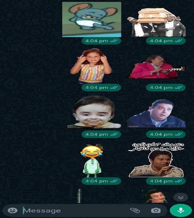 Create whatsapp stickers, could be funny by Bola_kamal | Fiverr