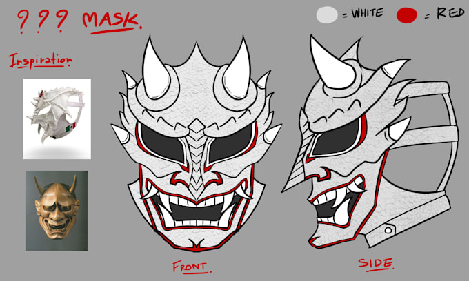 Design a wrestling mask by D_tapla | Fiverr