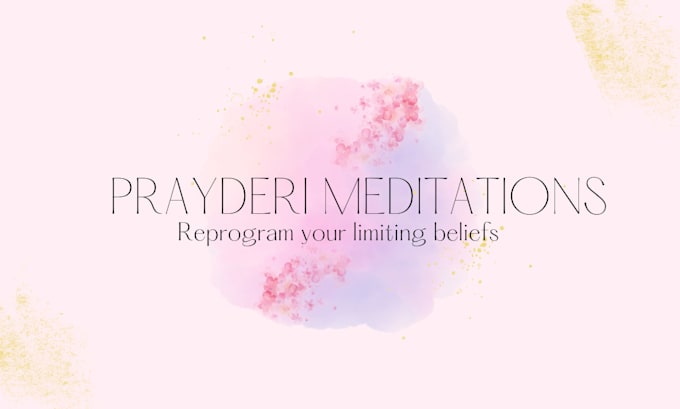 Recording guided meditations, affirmations, visualizations by Prayderi ...