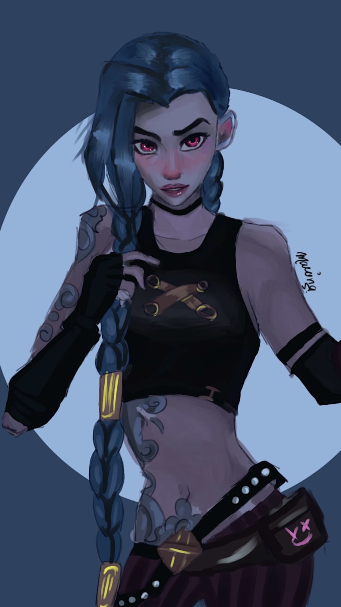 Do semi realism hyper realism anime characters by Life__art | Fiverr