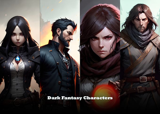 Make high quality character digital art using an advanced ai by ...