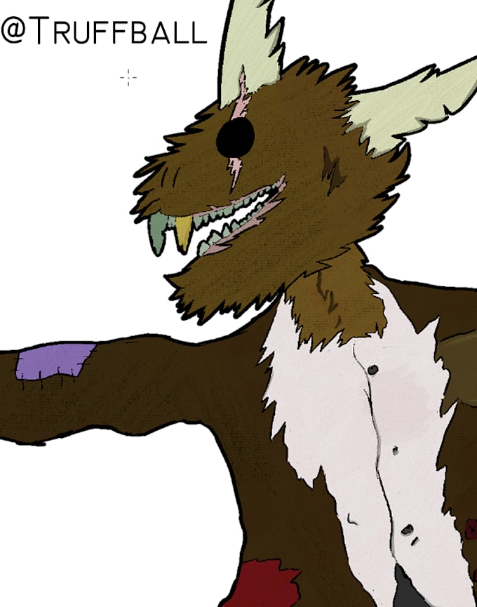 Draw a virtual character design of your choosing by Truffball | Fiverr