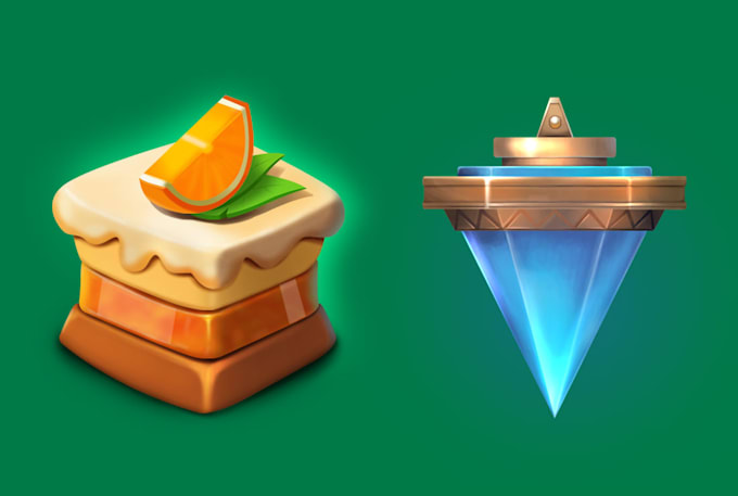 Design 2d game assets, icons, objects and props by Supunis | Fiverr