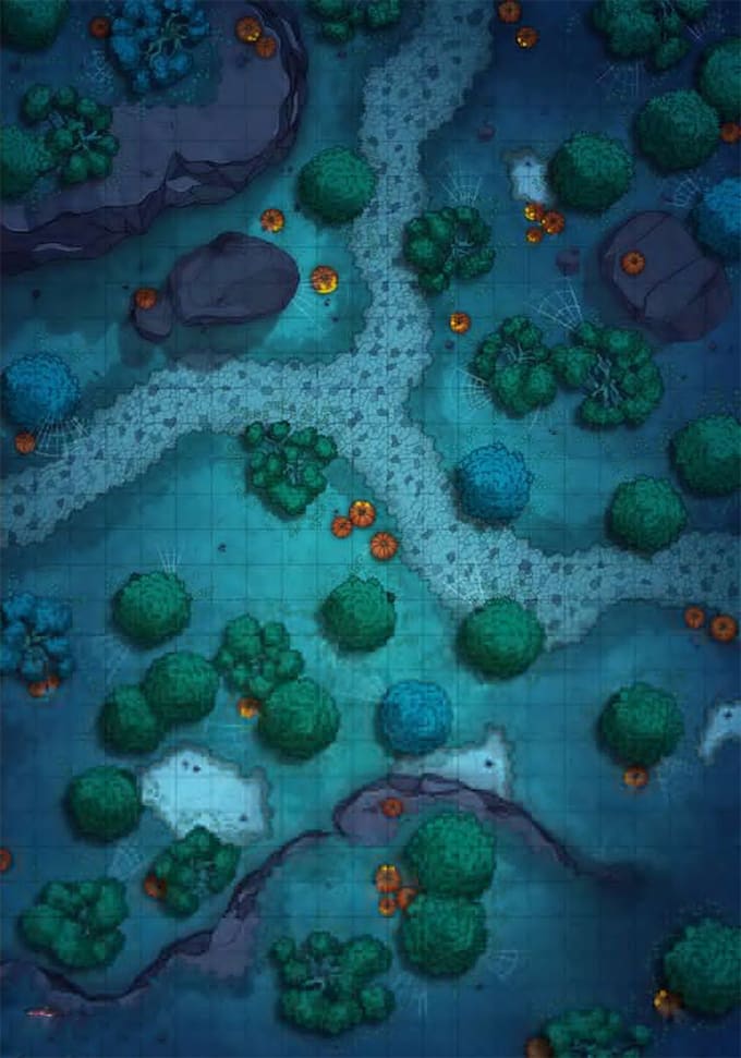 Create a realistic fantasy battle map by Herocoation | Fiverr