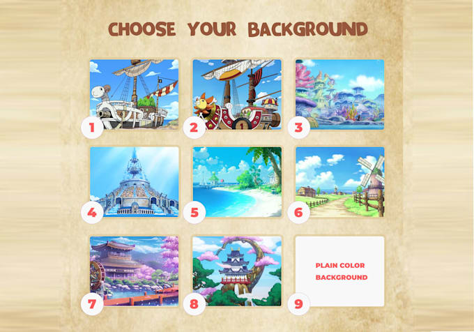 Do custom one piece portrait illustration by Boybata | Fiverr