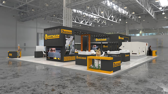 Design trade show booth, exhibition stall, kiosk, stand by Matya ...