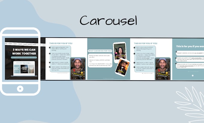 Design an eye catching instagram post and engaging carousel for you by ...