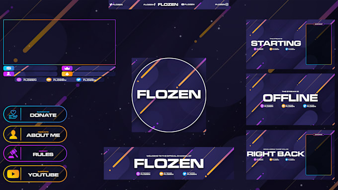 Make a logo and overlay for your publication by Flozen3 | Fiverr
