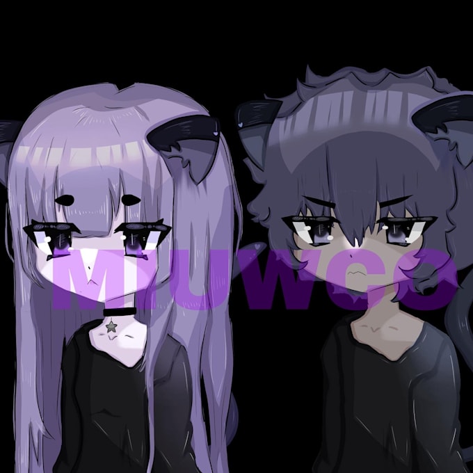 Create cute png models by Miuwco | Fiverr