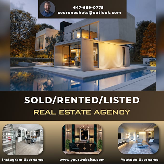 Create custom real estate media designs by Connorernst861 | Fiverr