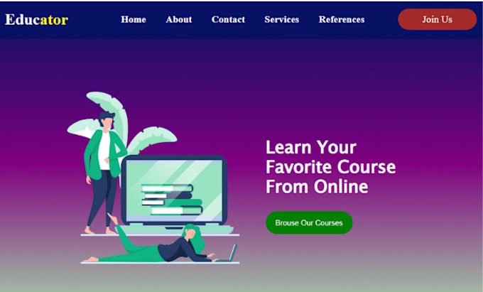 Create Htmlcss Bootstrap Responsive Websites By Alidesigner Fiverr