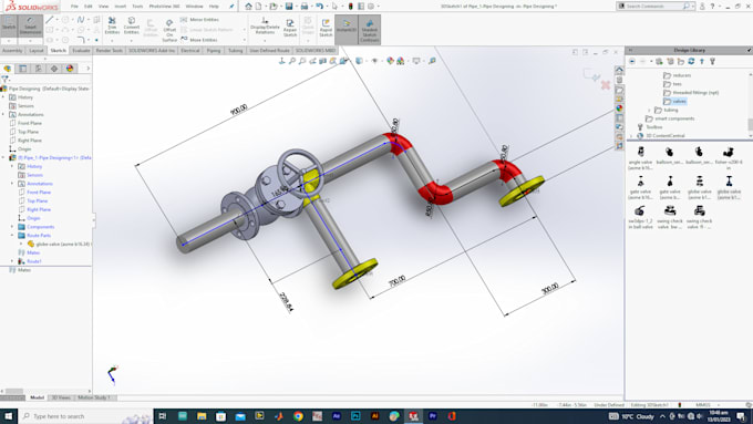 Do pnid, piping and plant design in solidworks by Wahidullah958 | Fiverr