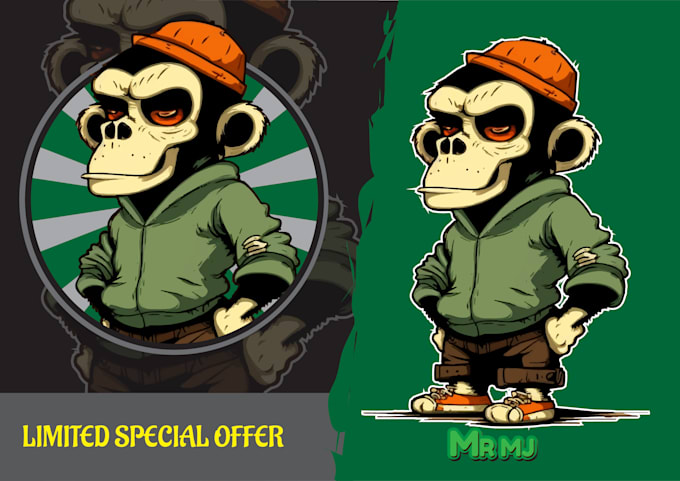 Create your cartoon character logo by Mr_mj_ | Fiverr