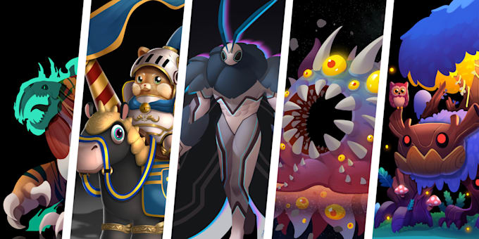 Draw professional monster design for your game by Joshhmc | Fiverr