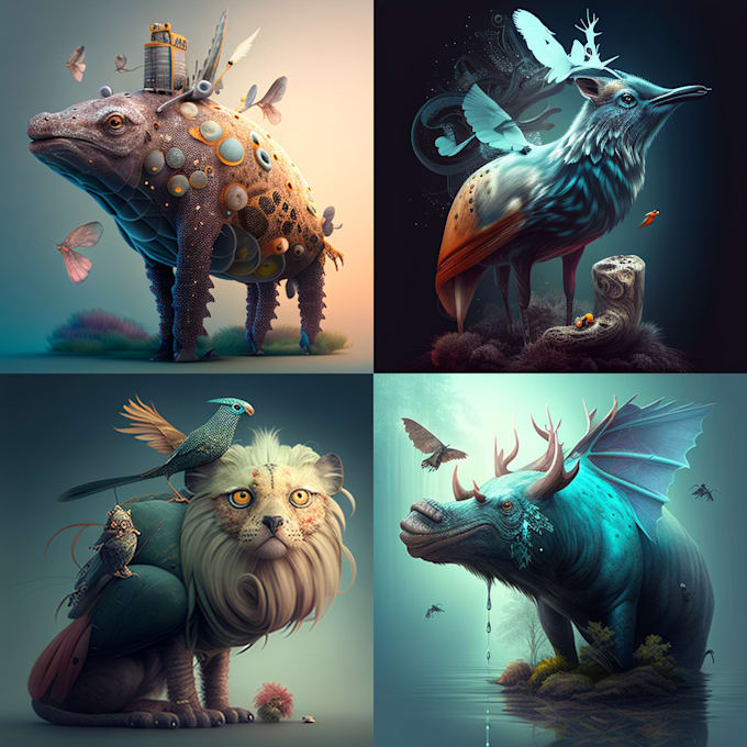 Make you an illustration all themes within 12 or 24 hours in 2d 3d ...